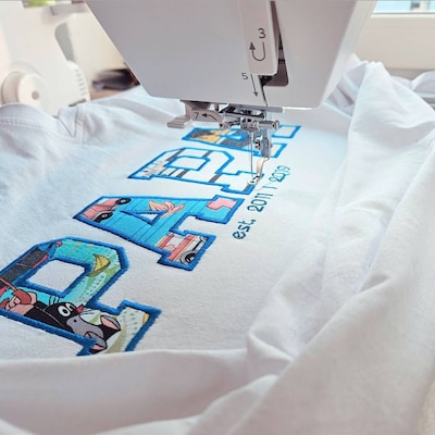 A-Z Split Monogram for Machine Embroidery Flower Motif Alphabet 5 Sizes ...