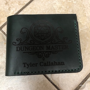 Monster Hunter World Lagiacrus Leather Wallet Christmas Gift for Gamer ...