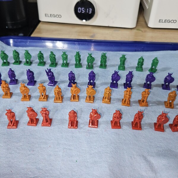 Scythe Upgraded Tokens Power, Encounter, Popularity, Star, Upgrade (STL ...