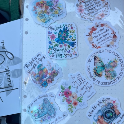 Just Pray Sticker, Bible Sticker Pack, Faith Stickers, Religious Decal ...