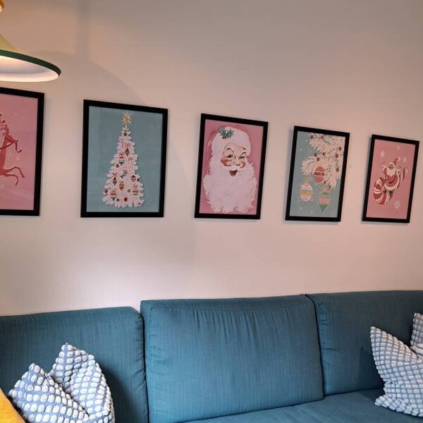 You're Like Really Pretty Guest Check Poster Preppy Dorm Decor, Pink Orange Wall Art Retro Art ...