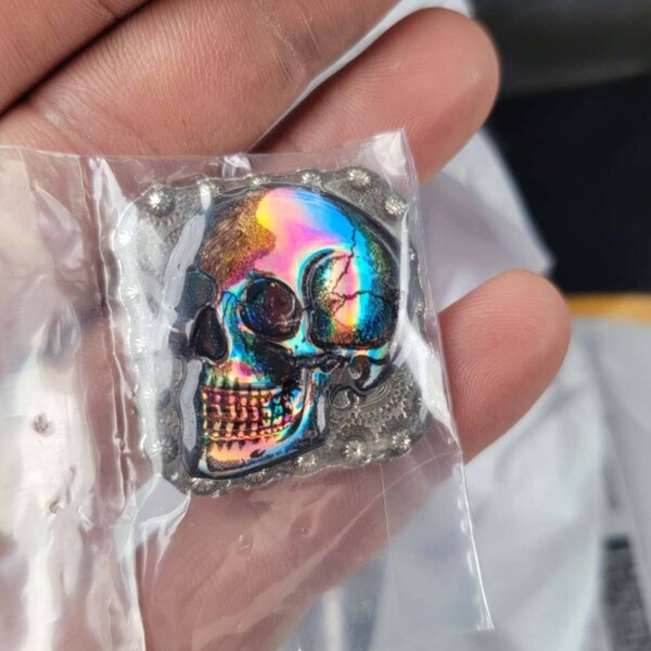 Unique Concho, Draggonfly Concho, Custom, Pink Glitter, Faux Druzy ...