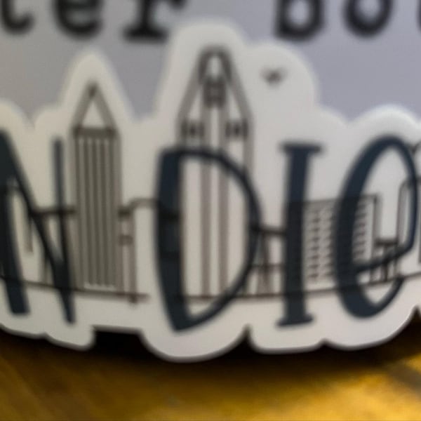 Boston Skyline Vinyl Sticker, Massachusetts, Best F'riend Gift ...