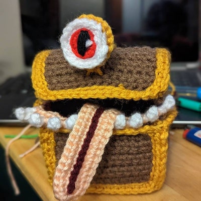 Mimic Chest Crochet Amigurumi Pattern - Etsy