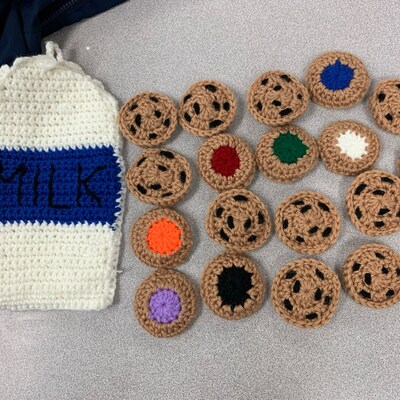 Milk & Cookies Memory Game PATTERN ONLY Original Stitchedbyshari Design ...