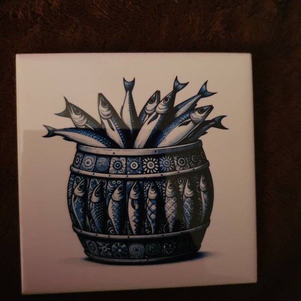 Delft Blue Macaron, Delft Blue Tile, Tile, Delft Blue Tiles, Delft Blue ...