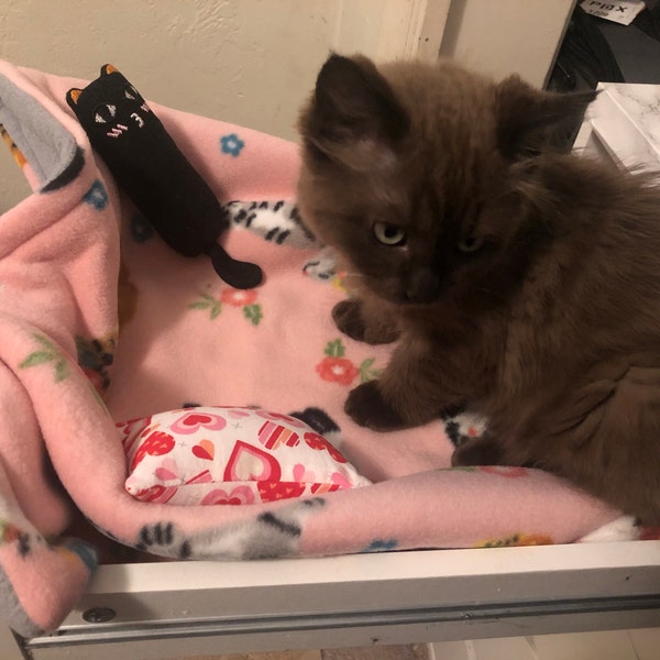 Cat Blankets NEW CHOICES!!! Small Cat Blanket, Cat Gift, Kitten Blanket ...