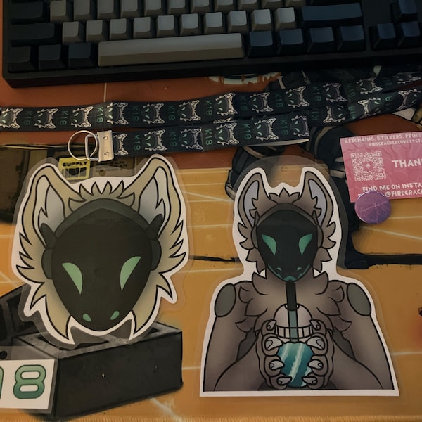 Custom Fursuit Lanyard Pack Furry Fursona Con Badge - Etsy