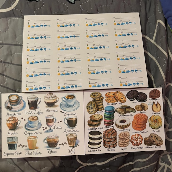 Cookies Postcard | 1 Postcard | Thick Cardstock | for Sending a ...