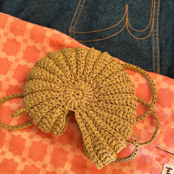 Seashell and Starfish Bag Charm - Marine Theme Keychain, Crochet Shell ...