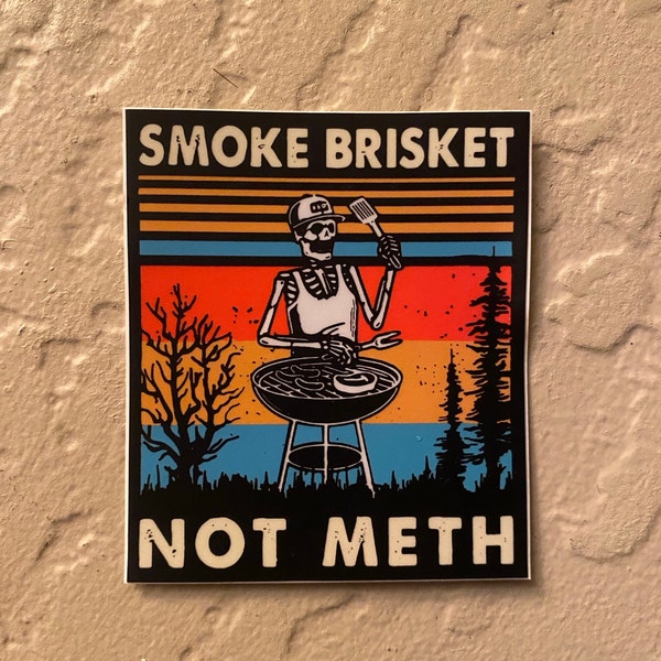 Barbecue Smoker Lovers Sticker Low and Slow - Etsy