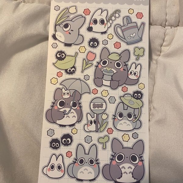 Grey Penguin Anime Girl Waterproof Vinyl Sticker Pack - Laminated ...