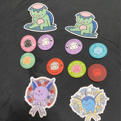 RPG Alignment Buttons for Dungeons and Dragons Players - Etsy