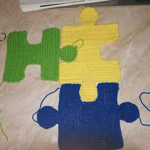 Puzzle Me Happy Crochet Pattern - Etsy Australia