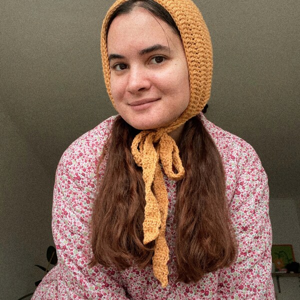 Adult Bonnet Crochet Pattern PDF - Etsy