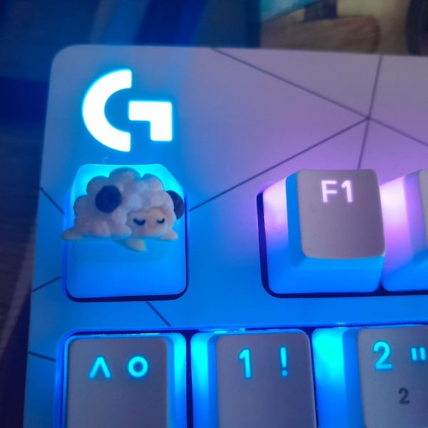 Keycap Resin Caps Lock 1.75u With Natural Flowers Handmade Keycap for ...