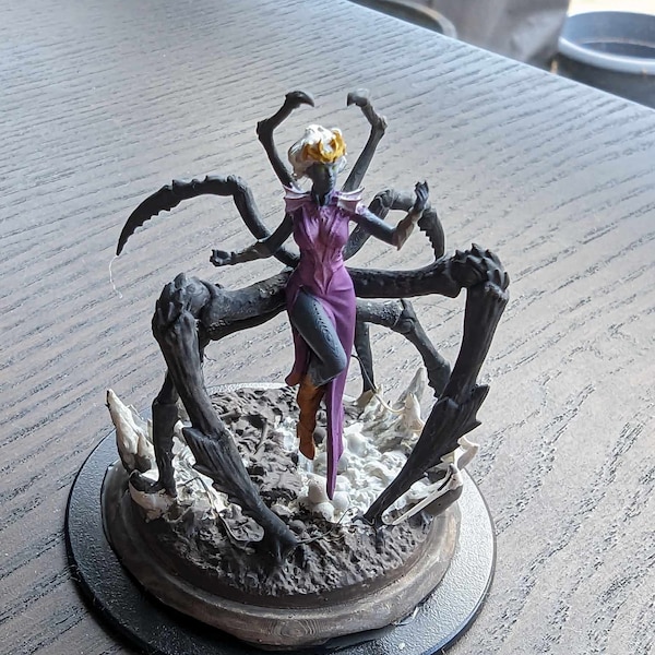 D&D Spider Goddess | RPG Model | Spider Goddess Lerath | by White ...