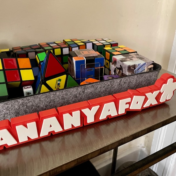 Personalized Roblox Name Tag | Roblox Inspired 3D Nameplate | Gamer ...