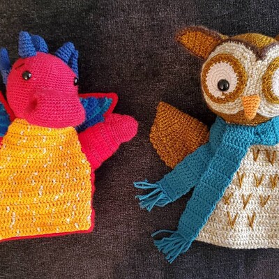 Crochet Pattern, Ismo the Owl Hand Puppet - Etsy
