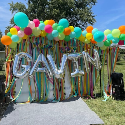 40 Inch Jumbo Balloon Letters, Customized Your Phrase or Numbers in ...