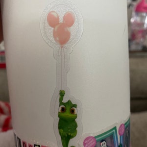 Pascal Mickey Balloon Rapunzel Tangled Transparent Laptop Stickers ...