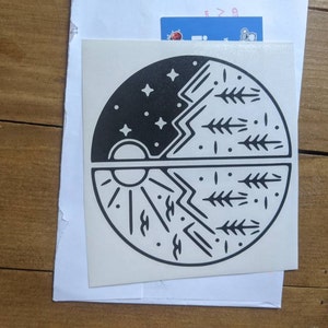 Peace Sign Decal, Peace Symbol Decal, Peace Symbol Sticker, Hippie Car ...