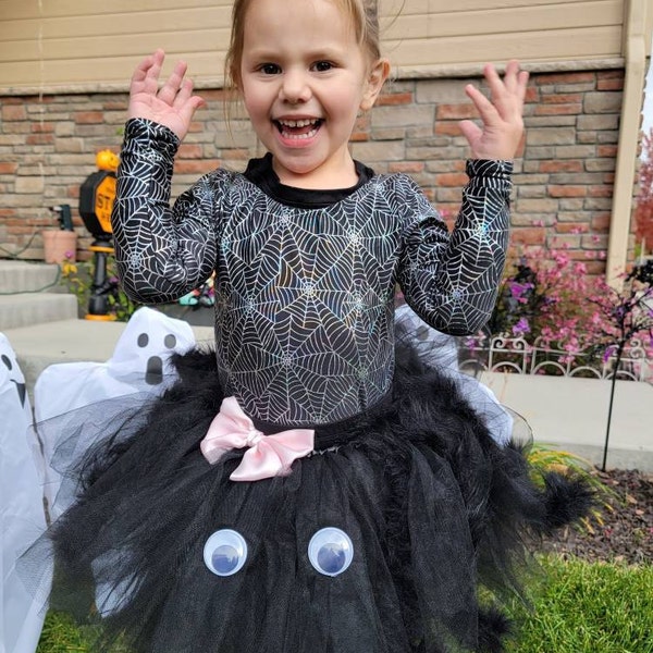 Spider Tutu Skirt, Itsy Bitsy Spider Inspired Skirt, Spider Costume ...