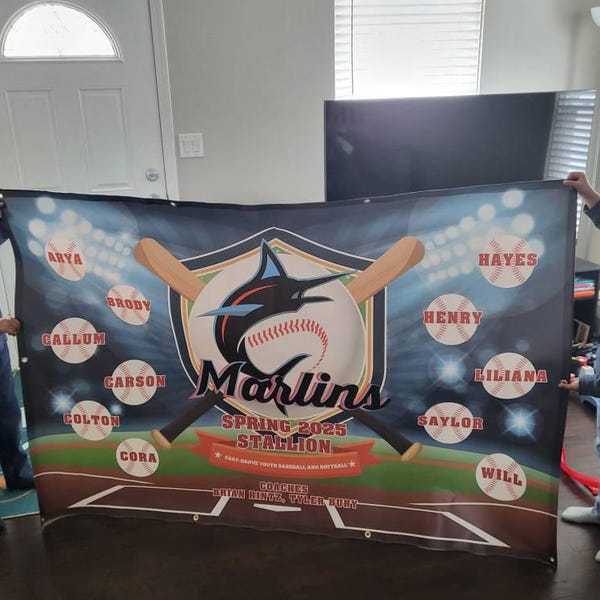 Cheer Banner, Cheer Banners, Cheer Team Banner, Team Banners, Custom ...