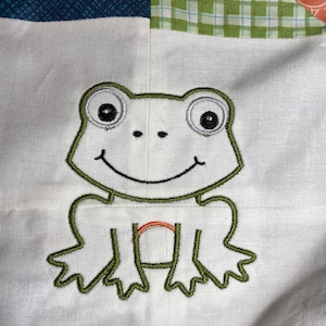 Frog Applique 2 Machine Embroidery Design Digital Pattern Instant ...