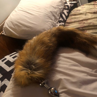Fox Tail Cosplay Red Fox Faux Kitsune Tail Fox Cat Tail Kitten Tail ...