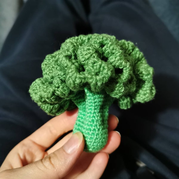 BROCCOLI Crochet Pattern - Crochet Broccoli Pattern. Amigurumi Broccoli ...