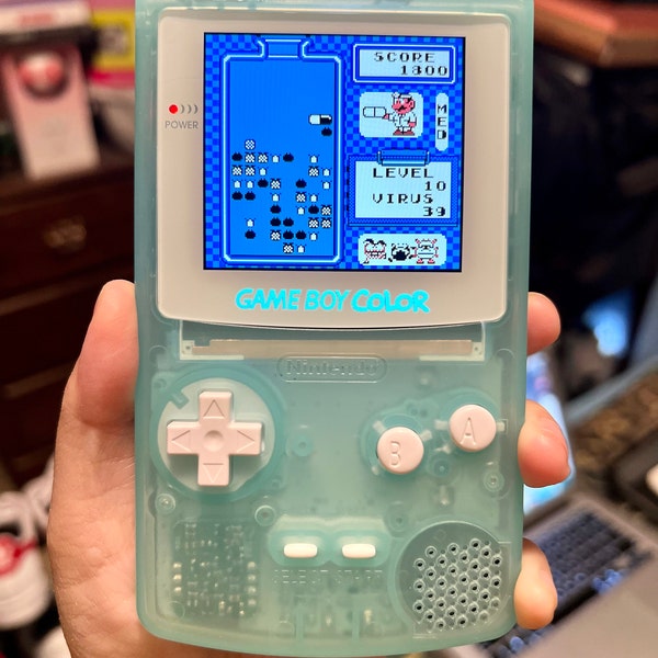 Custom Q5 IPS LED Logo Xl BACKLIT Funnyplaying Nintendo Gameboy Color ...