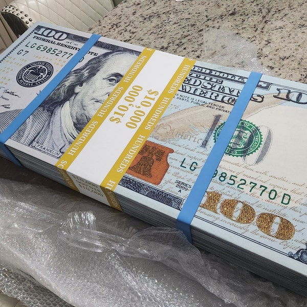 3D Giant Sculpture BIG MONEY STACK Brick (new 100 Bill) - Etsy