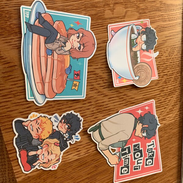 Persona 5 Foodie Phantom Theives Stickers | Phantom Thieves | Matte ...
