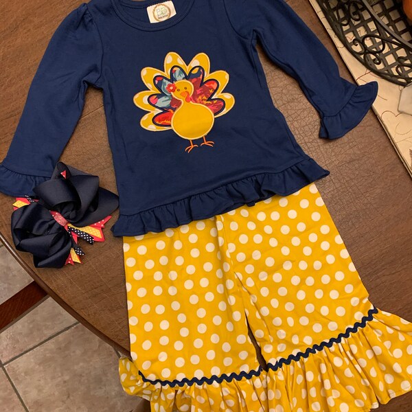 Thanksgiving Outfit for Girls, Thanksgiving Shirts for Girls, Fall ...