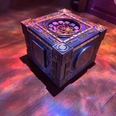 One of a Kind Cryptex Cylinder Puzzle Box STL Files and Assembly ...