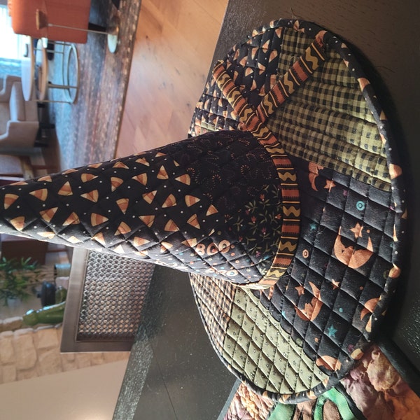 The Spellbound Quilted Witch Hat Sewing Pattern | Digital PDF Pattern ...