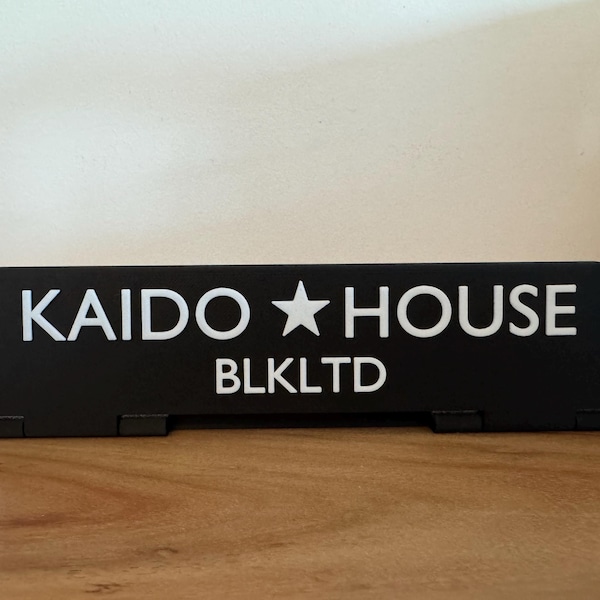 Custom 3D Printed Foldable Desk Nameplate – Personalized Office Decor ...