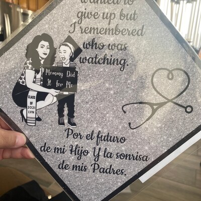 Graduation Cap Topper/ FAMILY/SON/MOM - Etsy