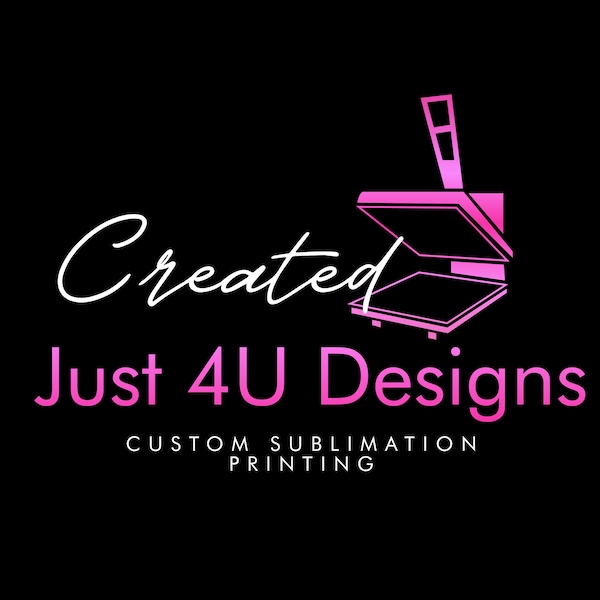 Heat Press Logo, Custom Printing Logo, DIY Logo Design Template, Heat ...