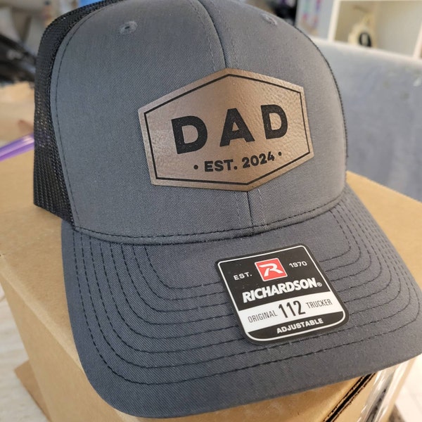 Personalized Dad Patch Hat, Dad Birthday Gift, New Dad Gift, Gift for ...