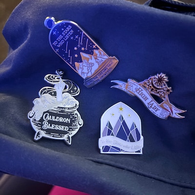 Cauldron Blessed Nesta ACOTAR Enamel Pin - Etsy