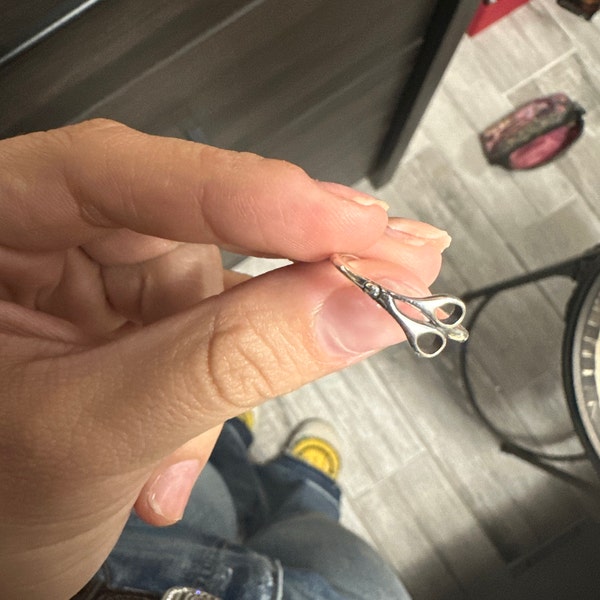 Sterling Silver DAINTY Scissor Ring - Scissors - Hairdresser - Hair ...