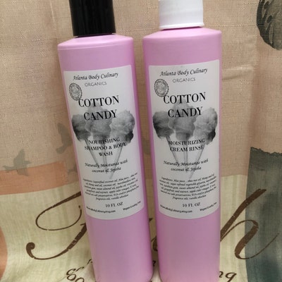 Cotton Candy Set Shampoo and Conditioner Organic Shampoo Organic Hair ...
