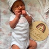 Rainbow Baby Sign / Wood Nursery Sign / Birth Announcement / Rainbow ...
