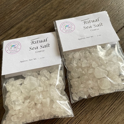 Sea Salt Coarse Ritual Cleansing Spiritual Protection Magical ...