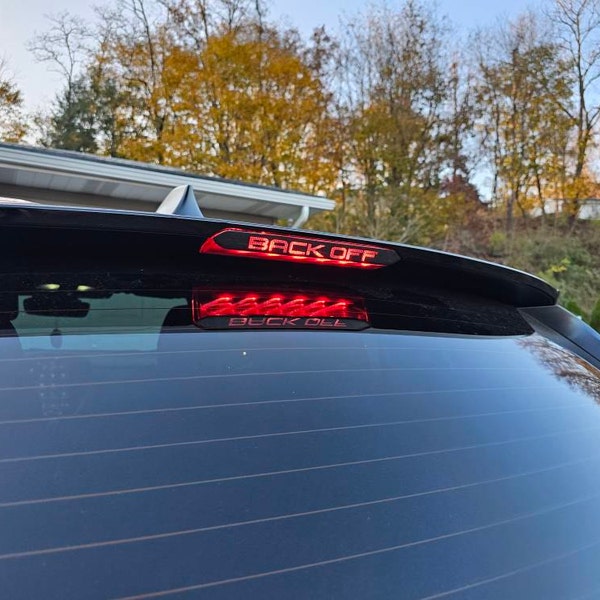 Vinyl Brake Light Decal - Matte Black - Etsy