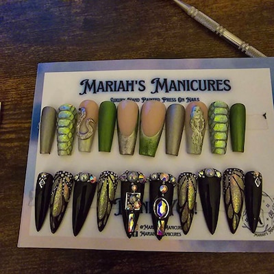 1776 Press on Nails 4th of July Nails USA Flag Independence Day Red ...