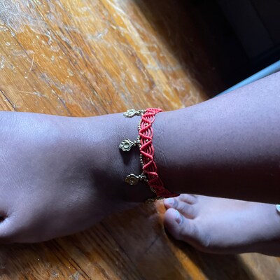 Macrame Anklets - Etsy