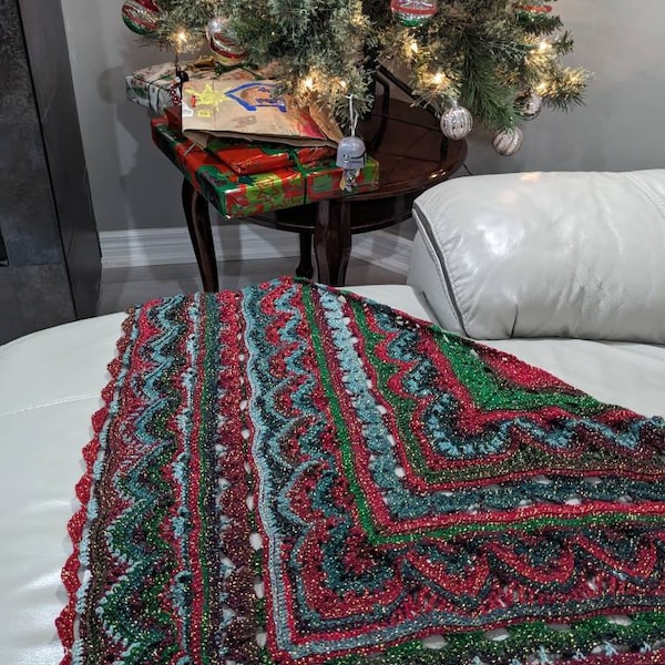 Ceylontea Shawl Crochet Pattern - Etsy UK